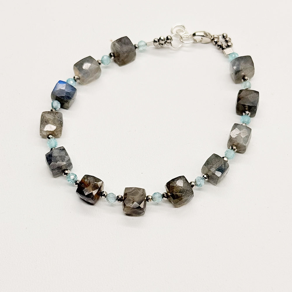 Labradorite Cube Bracelet – Susan Roberts Jewelry